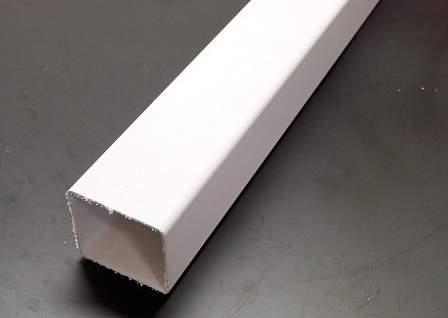 2.5m Downpipe Square (White) – Soden Plastics Ltd