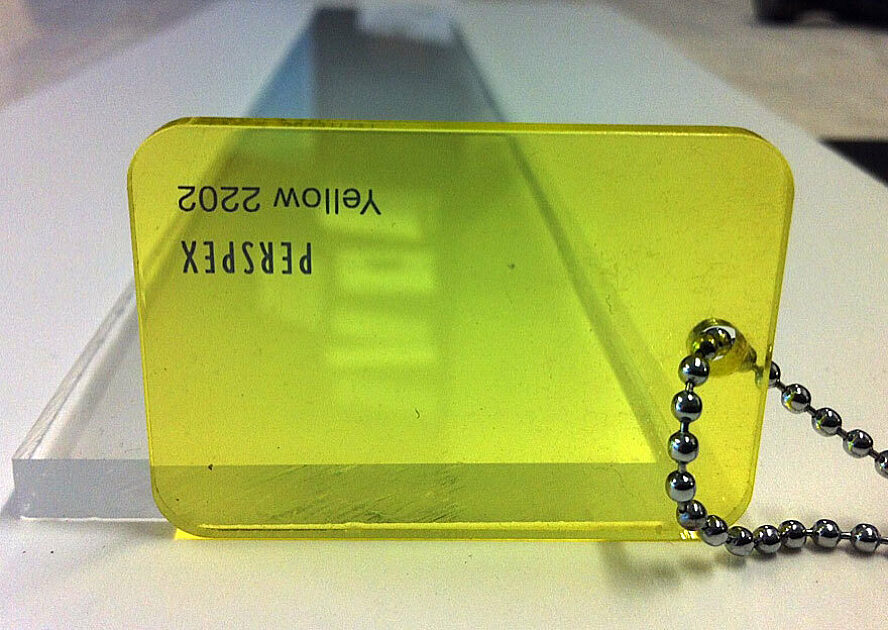 3mm Transparent Yellow Perspex Sheet (2202) – Soden Plastics Ltd