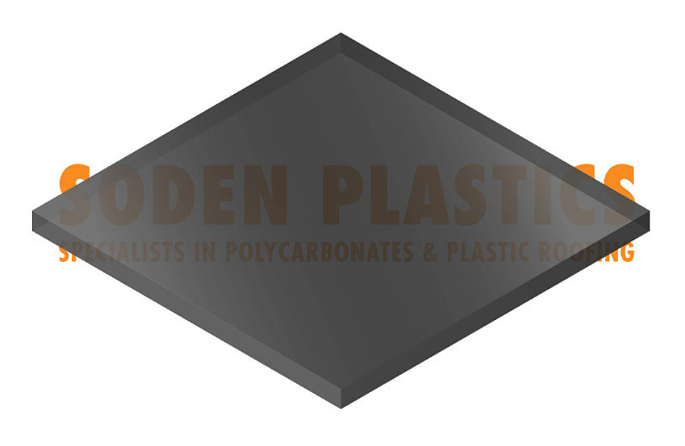 3mm Dark Transparent Grey Perspex Sheet (923) – Soden Plastics Ltd