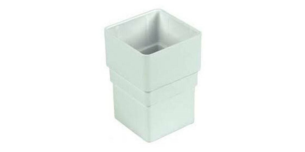 Pipe Socket Square (White) – Soden Plastics Ltd